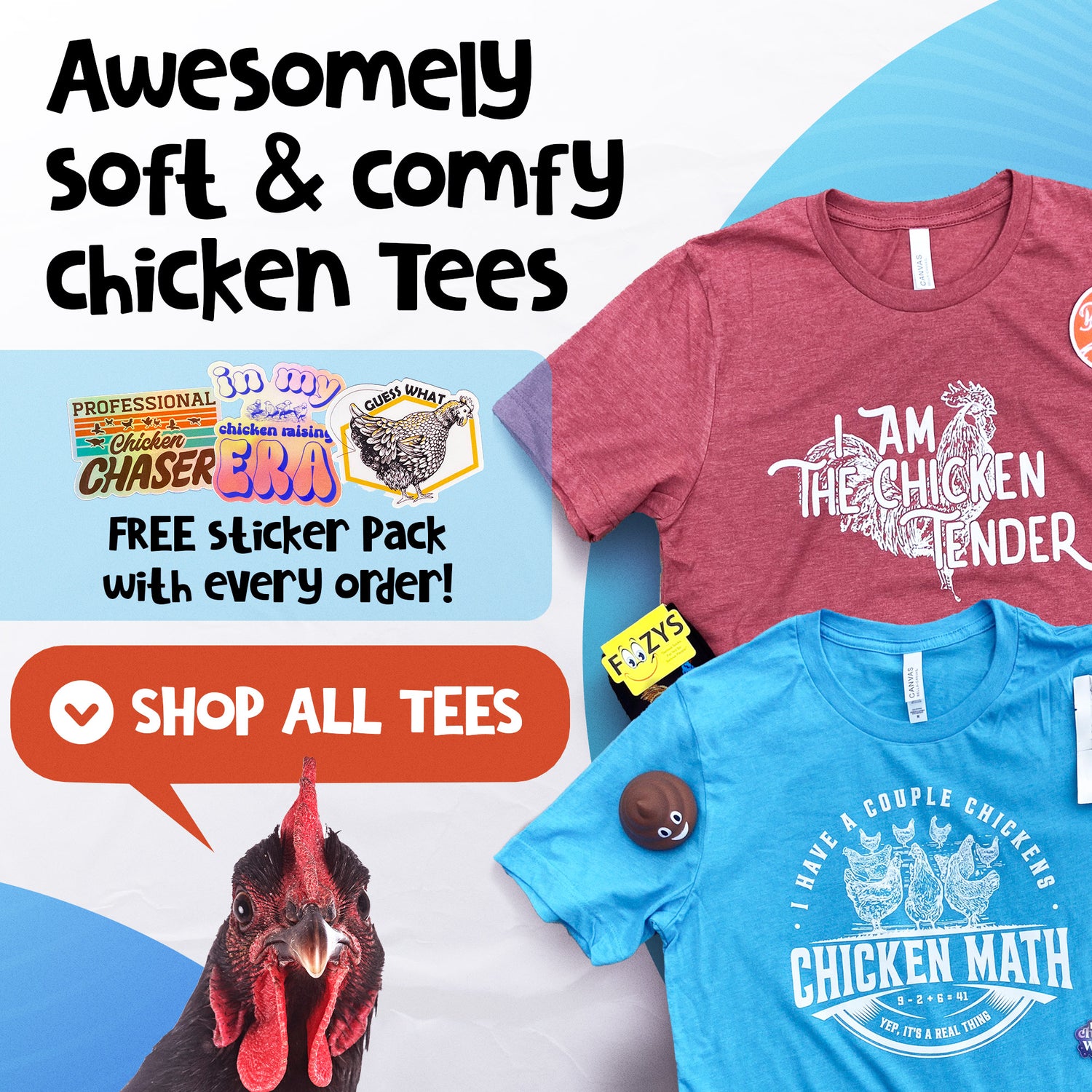 Super Fun and Comfy Chicken T-Shirts – Chicken Bawks